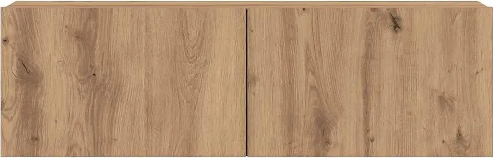 Sada 7 kusů nástěnné TV skříňka dub artisan kompozitní dřevo 3329020