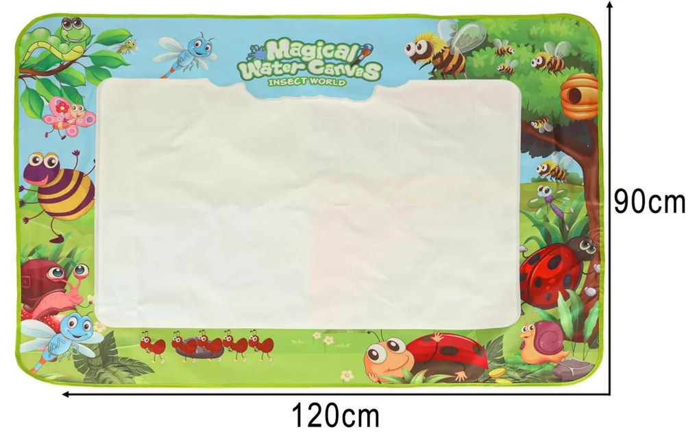 Creative Corner Podložka pro vodové barvy fixy na vodové barvy šablony šablonovací váleček 120x90cm louka