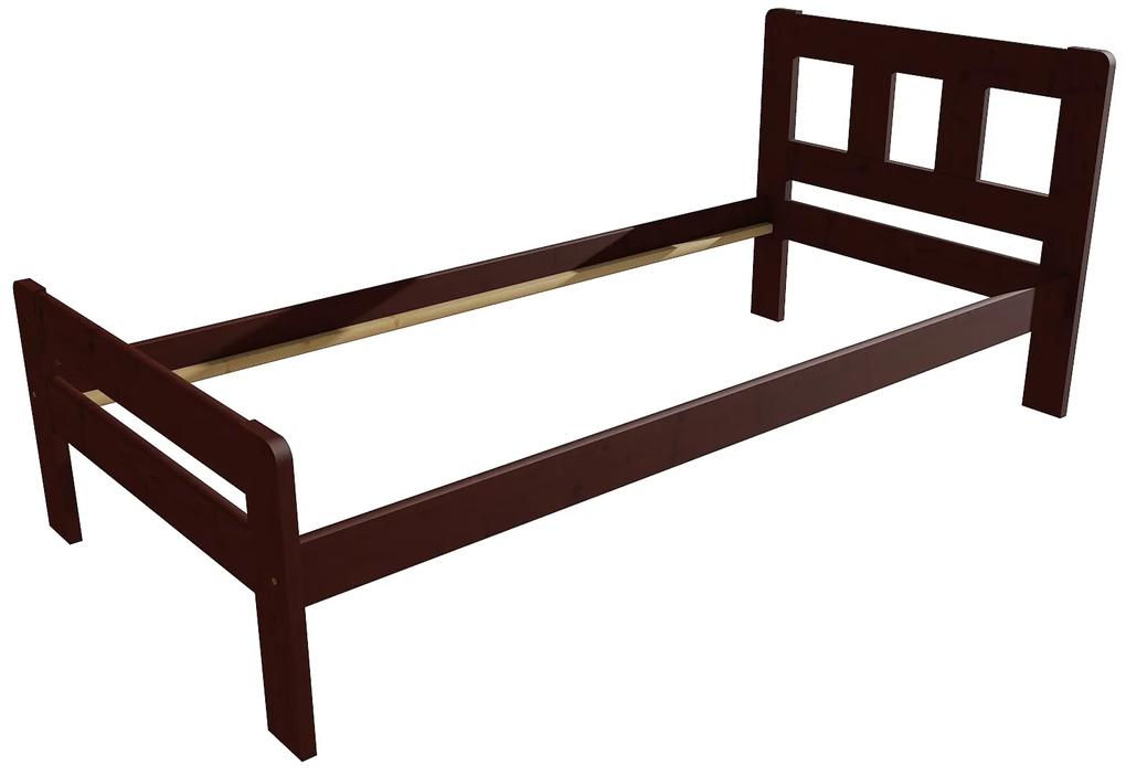 Vomaks Jednolůžková postel VMK010C Rozměr: 100 x 200 cm, Barva: surové dřevo