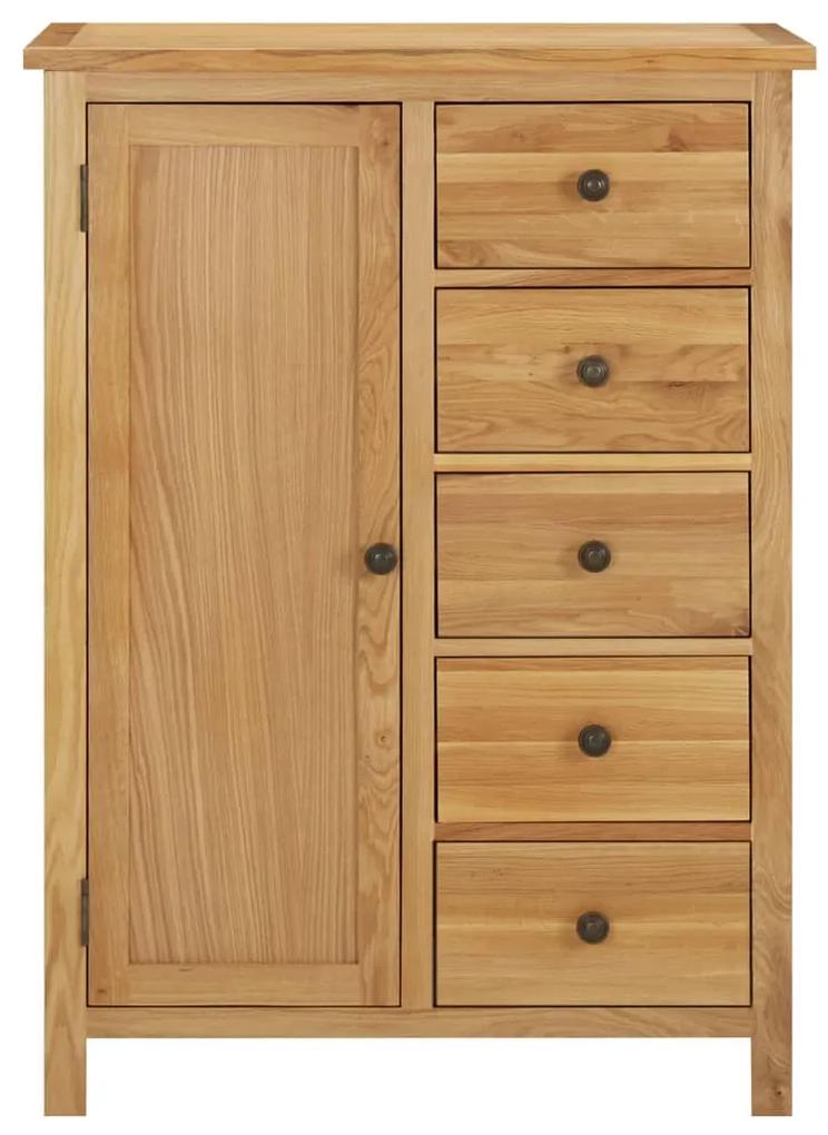Šatní skříň - 76x52x105 cm | masivní dubové dřevo