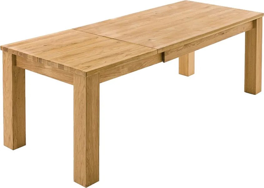 Massivo.cz Rozkládací jídelní stůl Bold 160, dub, masiv (160x90 cm)