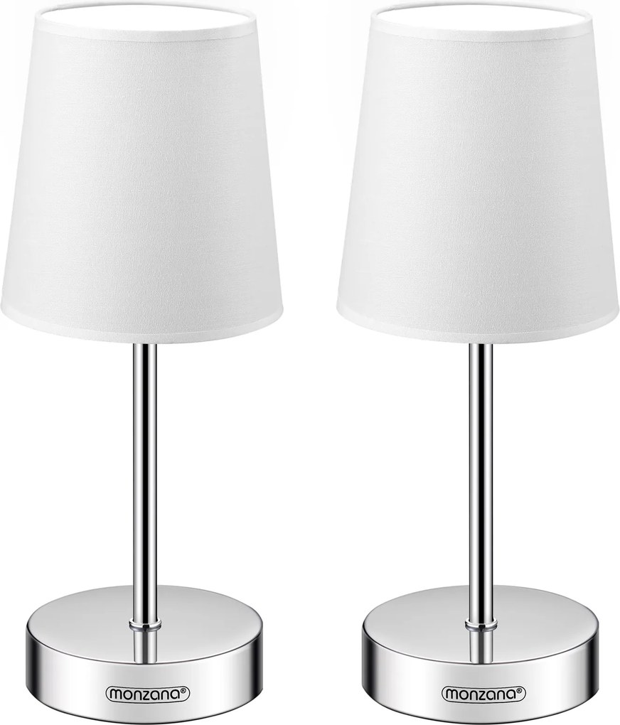 Stolní lampa Lumière sada 2 ks bílý 32x13x13cm