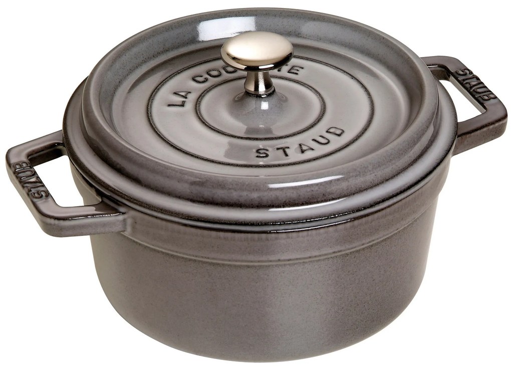 Staub Litinový hrnec s poklicí Cocotte, Ø 28 cm/ 6,7 l, šedá 1102818