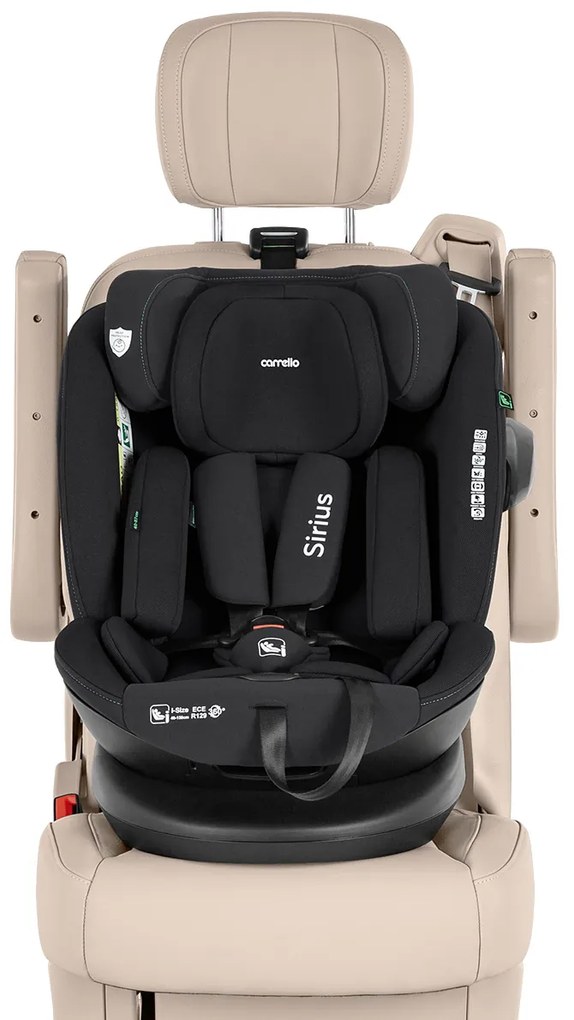 Dětská autosedačka Carrello Sirius CRL-8808 Absolute Black