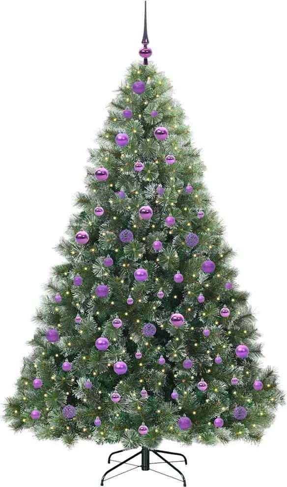 Umělý vánoční stromeček s stojanem Zelená 180 cm PE a PVC 3397854