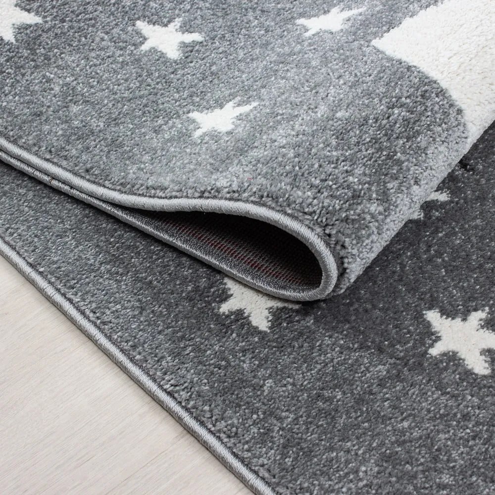 Růžovo-šedý dětský koberec ø 120 cm Kids – Ayyildiz Carpets