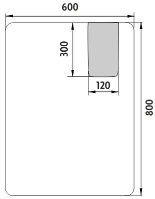 Nimco LED zrcadlo 600x800 - ZP 25002
