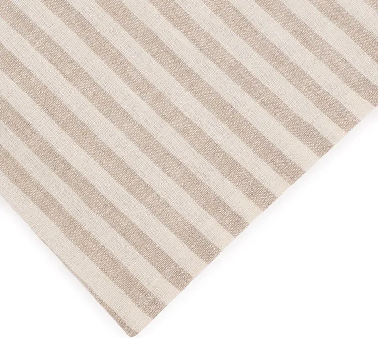 Tom Linen stolní běžec s Pruhy z přírodního lnu Velikost: 100x140