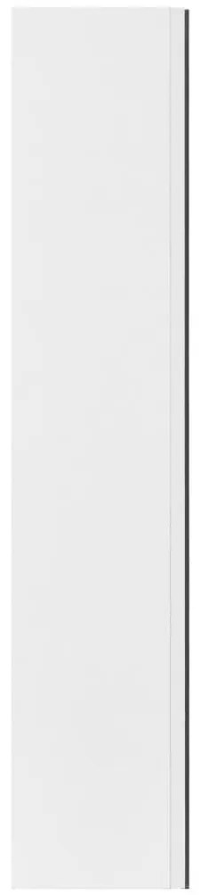 vidaXL 323607 Marketos Bathroom Mirror Cabinet White 60x15x75 cm MDF