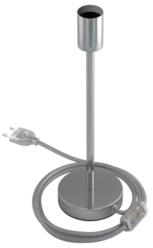 creative cables Kovová stolní lampa Alzaluce Velikost: 25 cm, Barva: Černá Perleť