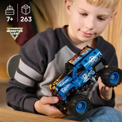 LEGO® Technic 42219 Monster Jam™ Grave Digger™ Oheň a led / Počet dílk