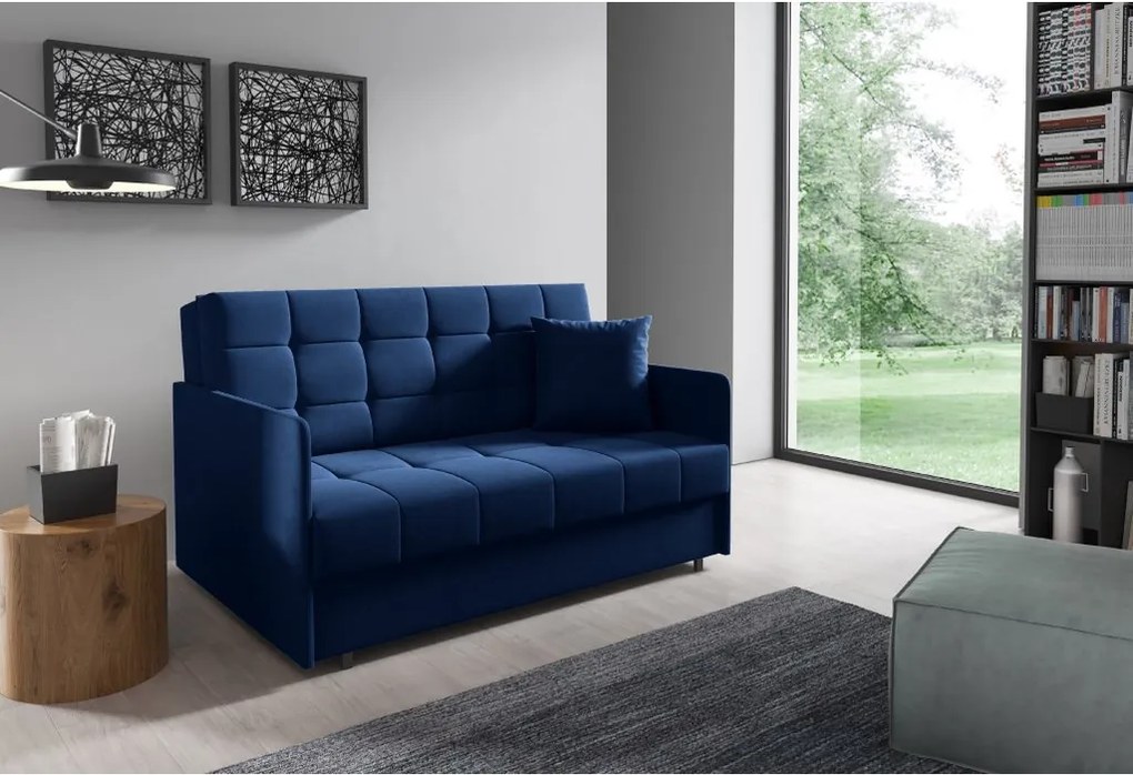 Eka Pohovka AMERYKANKA 174, 140 cm Barva látky: Béžová (Kronos 35)