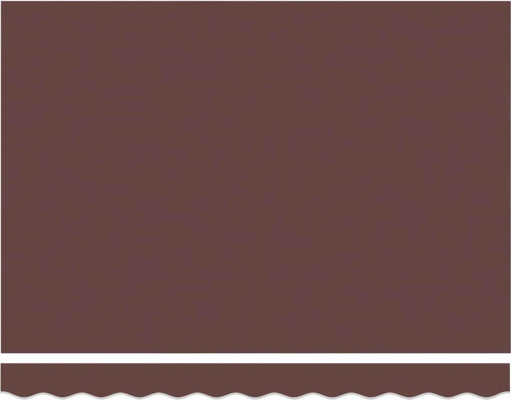 Stahovací markýza Hnědá 350 x 200 cm textil 3329678