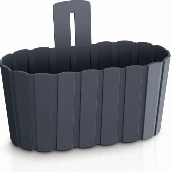 PRO Květináč závěsný BOARDEE WALL antracit 27,4cm