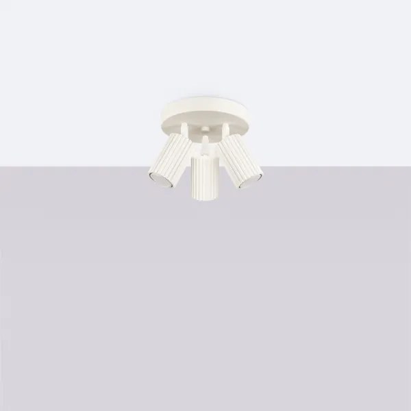 Sollux SL.1601 - Bodové svítidlo KARBON 3xGU10/10W/230V krémová