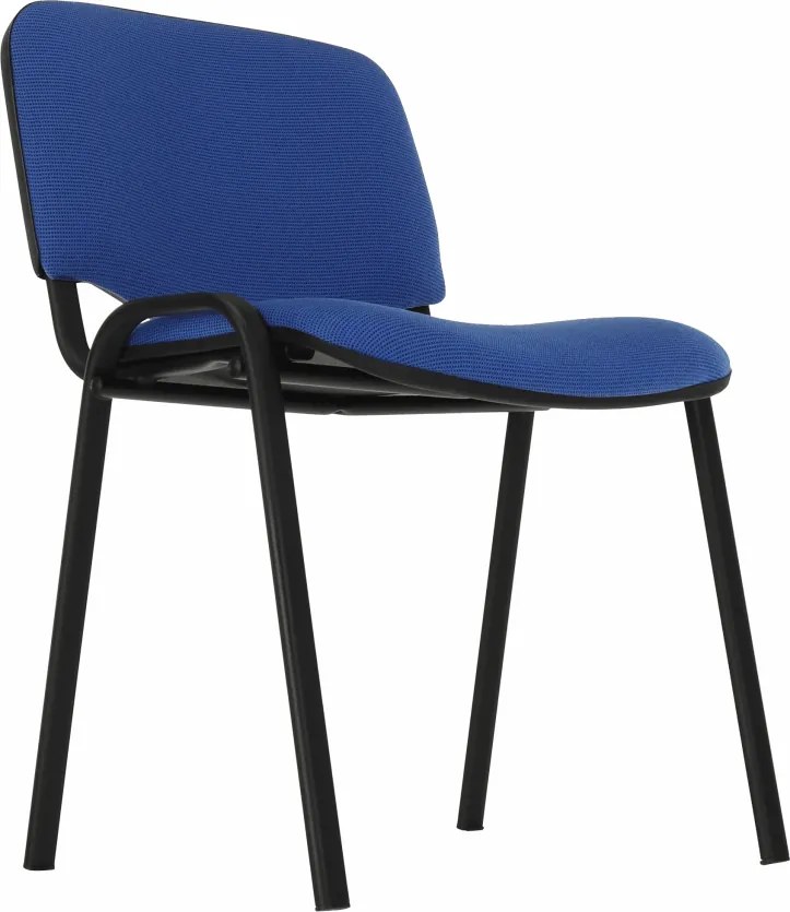 Židle, modrá, ISO NEW