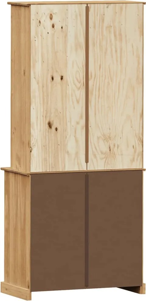 Příborník VIGO 78 x 40 x 175 cm masivní borové dřevo 3188301