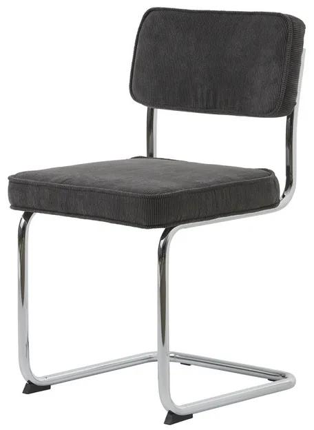 Designová konzolová židle Denise šedá
