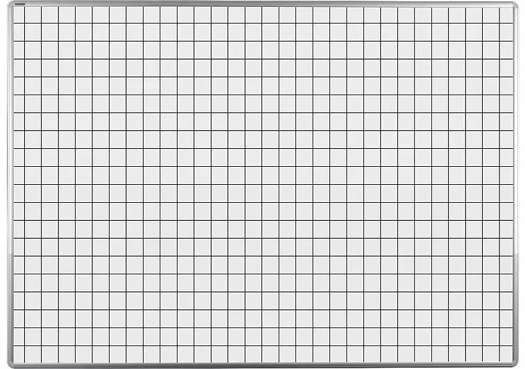 Magnetická tabule s odkládací poličkou MANAŽER L 150 x 100 cm (potisk) - linky 100 mm (101501001102)