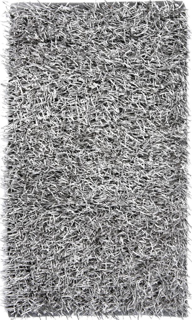 Koupelnový kobereček Kemen 80 x 160 cm stříbrný