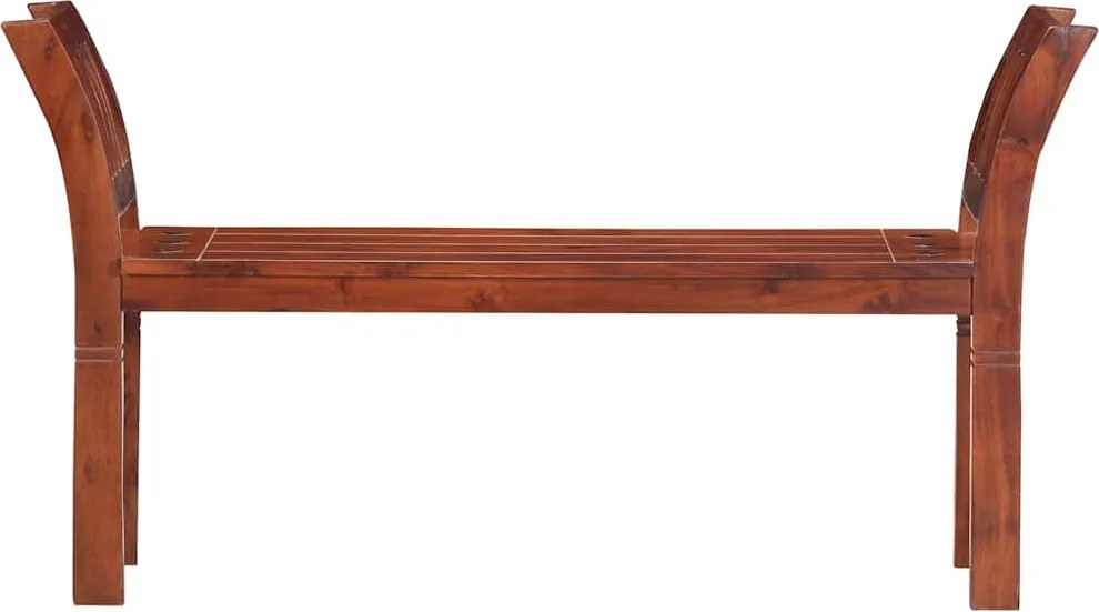 Lavice 111 cm masivní akáciové dřevo 286264