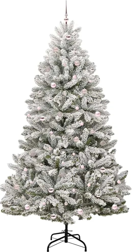 Umělý vánoční stromeček 270 cm 300 LED Teplá bílá PVC a ocel 3395777