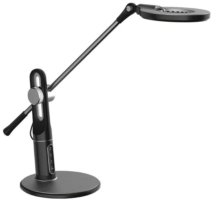 Ecolite Stolní lampa LED stmívatelná ALEX - LBL1225-CR, černá