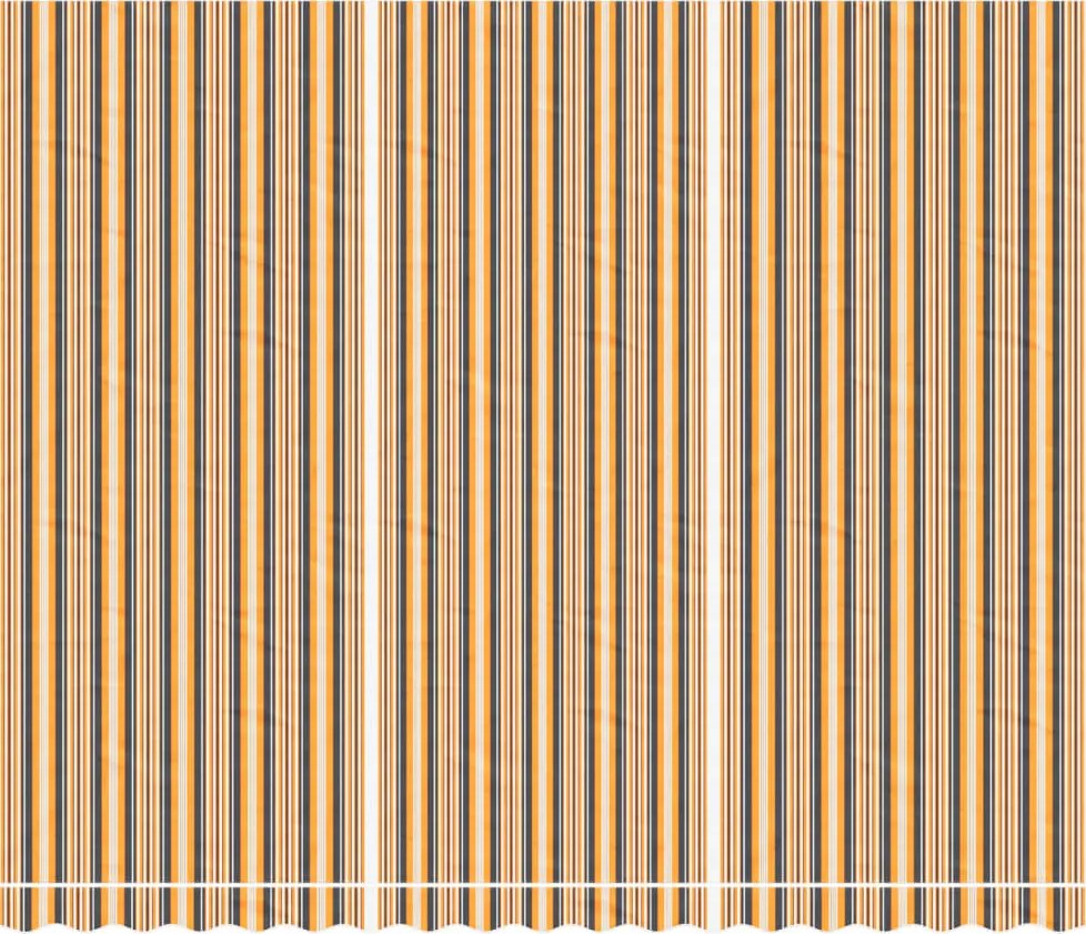 vidaXL Náhradní plachta na markýzu 4,5 x 3,5 m [311950] Barva: oranžová a černá