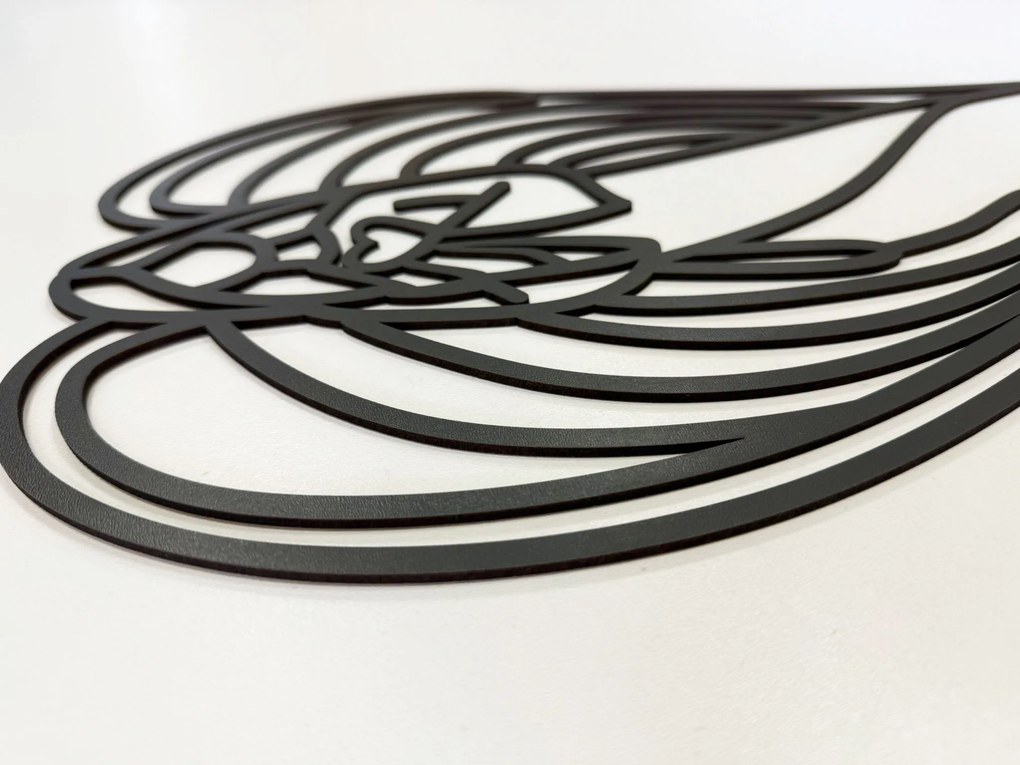 dřevo života Dřevěný obraz Anděla Zvolte rozměr (cm): 47x95, Zvolte barvu dekoru: Javor