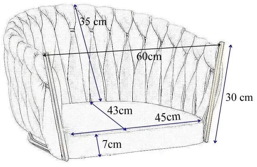 LuxuryForm DESIGN Barová židle NORDEN VELUR na stříbrném talíři - růžová