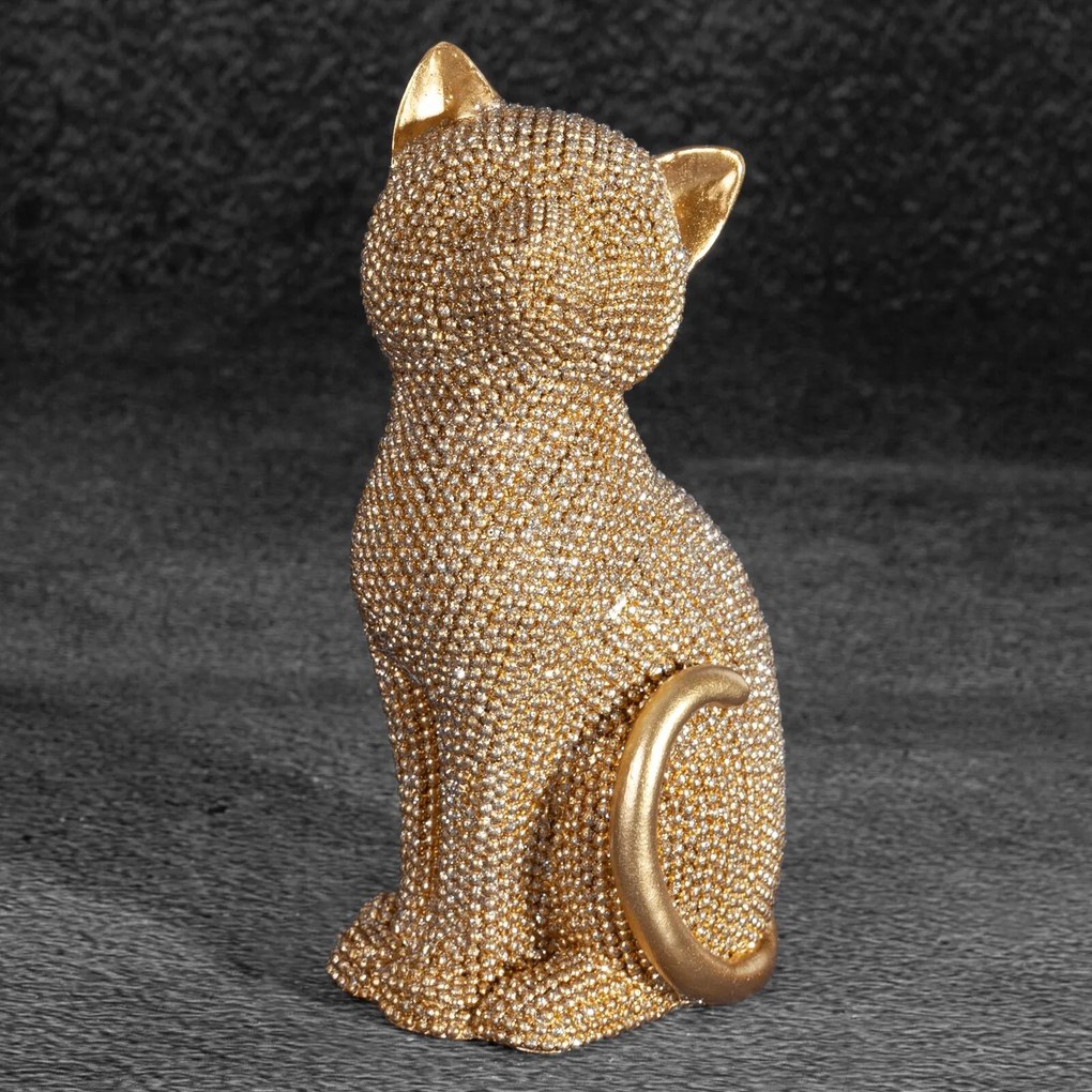 DEKORAČNÍ FIGURKA ELDO 7X6X15 CM ZLATÁ