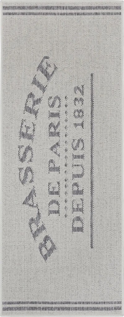 Hanse Home, Běhoun Cucina Brasserie de Paris 105625 Cream Grey, 62x150, bílá, kuchyně