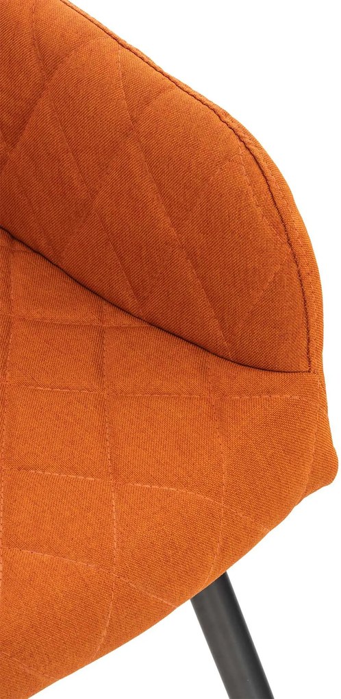 Jídelní židle Shila látka – oranžová