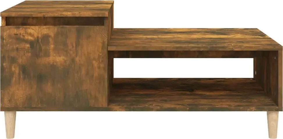 vidaXL Konferenční stolek 100 x 50 x 45 cm kompozitní dřevo [821129] Barva: bílá s vysokým leskem