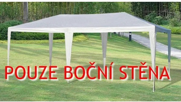 Boční stěny k zahradnímu stanu 3602 - 6ks - BÍLÁ WOOD R41210