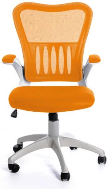 Kancelářská otočná židle BADDY — více barev oranžová