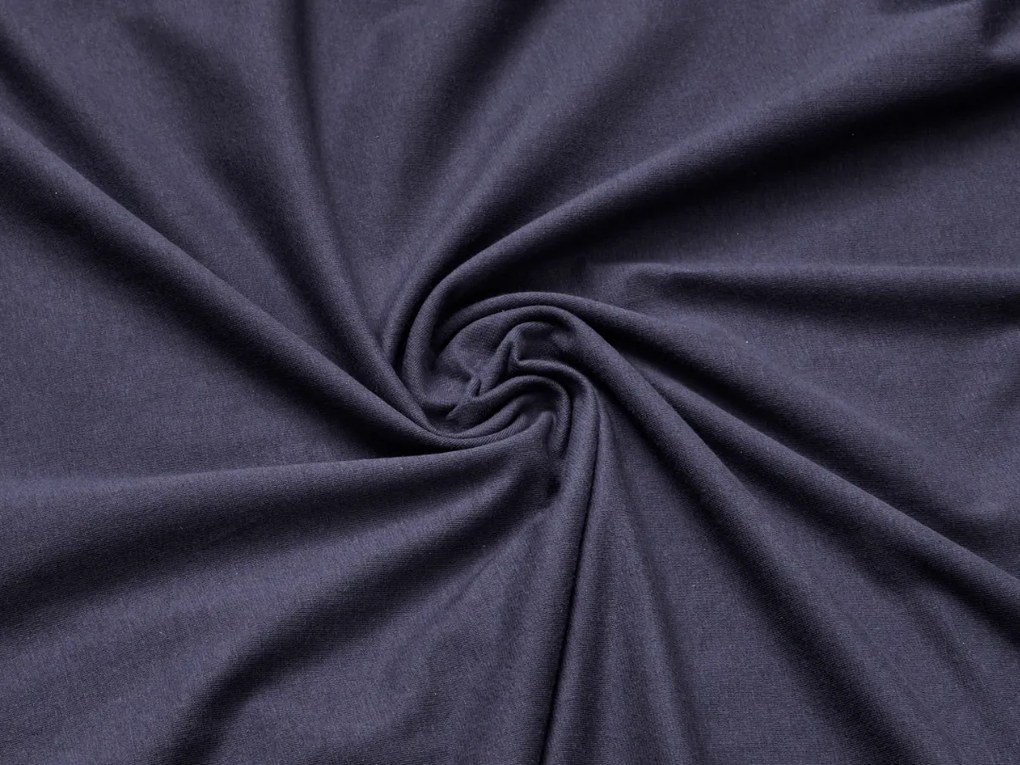Jersey prostěradlo EXCLUSIVE tmavě modré Rozměr: 80x200 cm