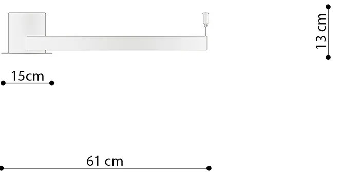 Stropní LED svítidlo Rio 55, 1x LED 30w, 3000k, w