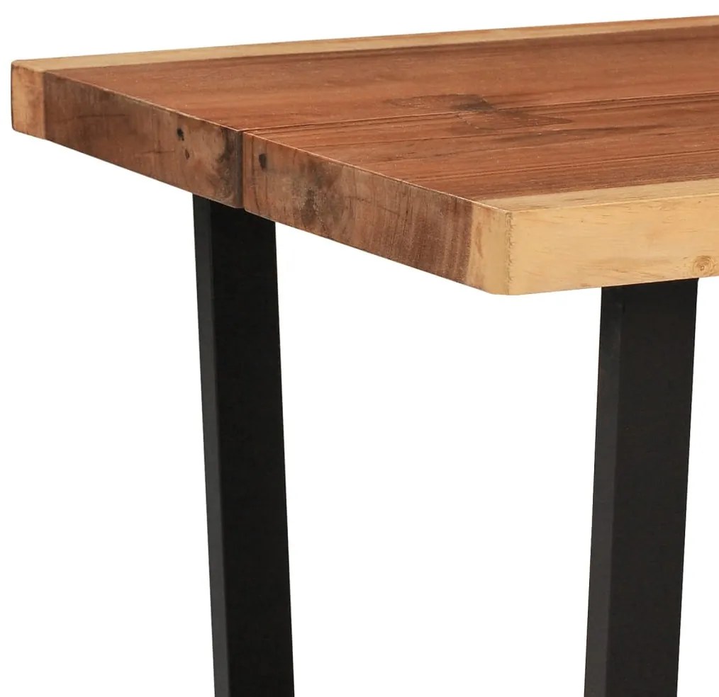 Konferenční stolek masivní dřevo suar 102 x 54 x 41 cm - Default Title