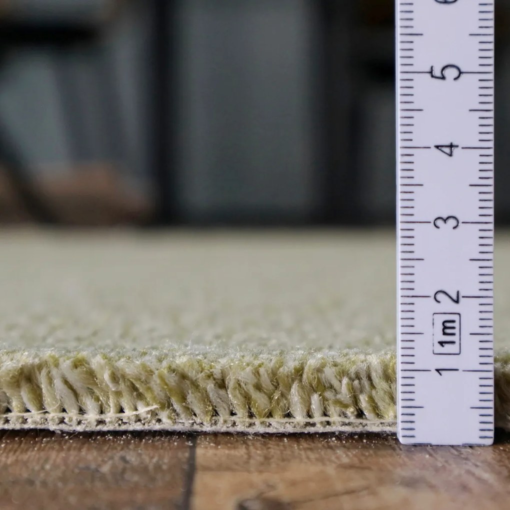 Condor Carpets, Metrážový koberec Prestige 445, na míru, šíře 4m, zelená, ab (mřížka), dětský pokoj