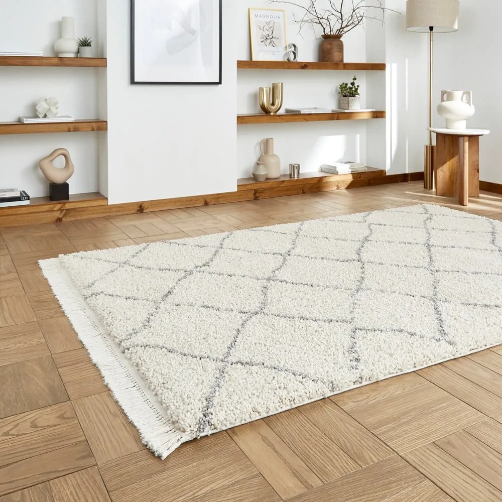 Krémový koberec 200x290 cm Boho – Think Rugs
