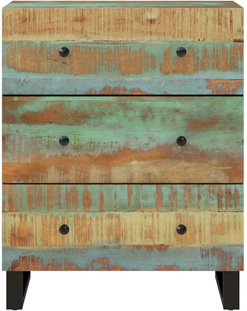Příborníky 2 ks 60 x 33 x 75 cm masivní recyklované dřevo 3143637