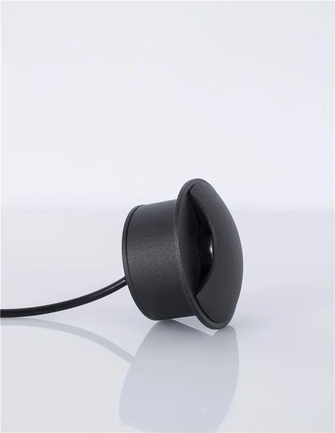 NV 9944141 Venkovní zapuštěné svítidlo do zdi JOYA černý hliník LED 3W 3000K 100-240V 21st. IP65 - NOVA LUCE