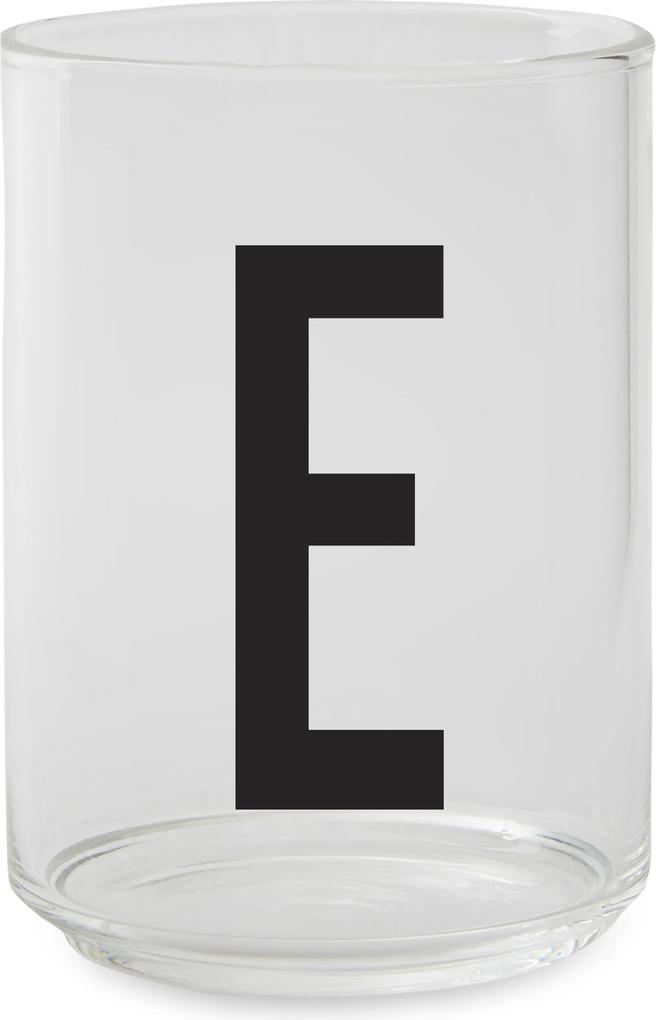 Skleněný pohár AJ písmeno E