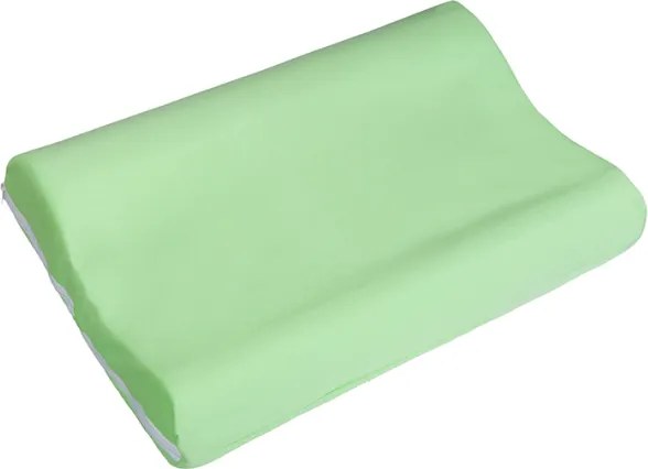 Bellatex Polštář anatomický 45x30 cm Jersey Zelená