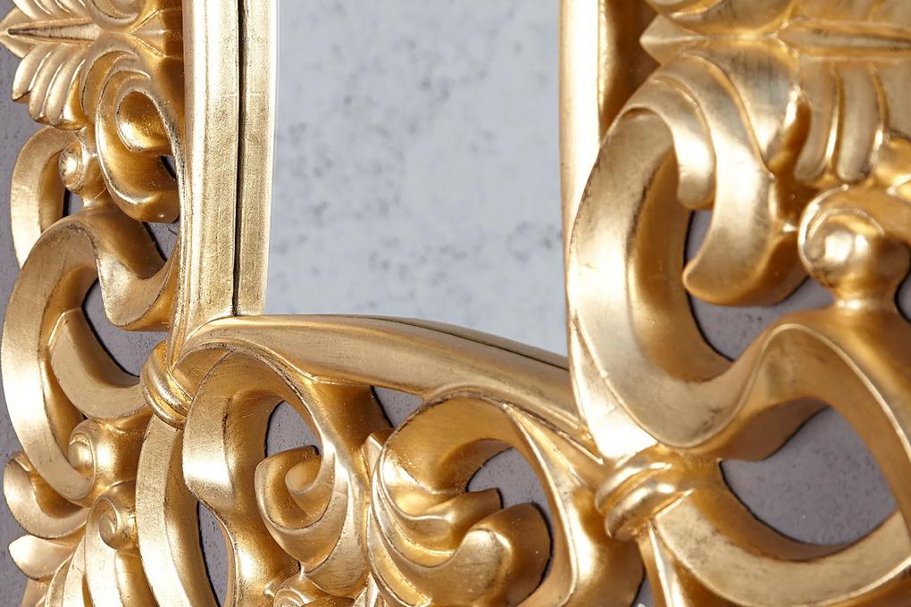 Modern Baroque Period  Nástěnné zrcadlo Vedine, 75 cm, zlaté - starožitné