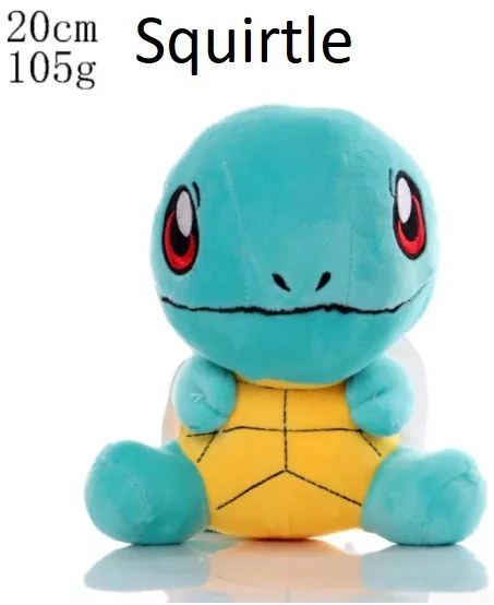 Plyšové hračky Pokémonů cca 20 cm Varianta: Squirtle sedící 20cm