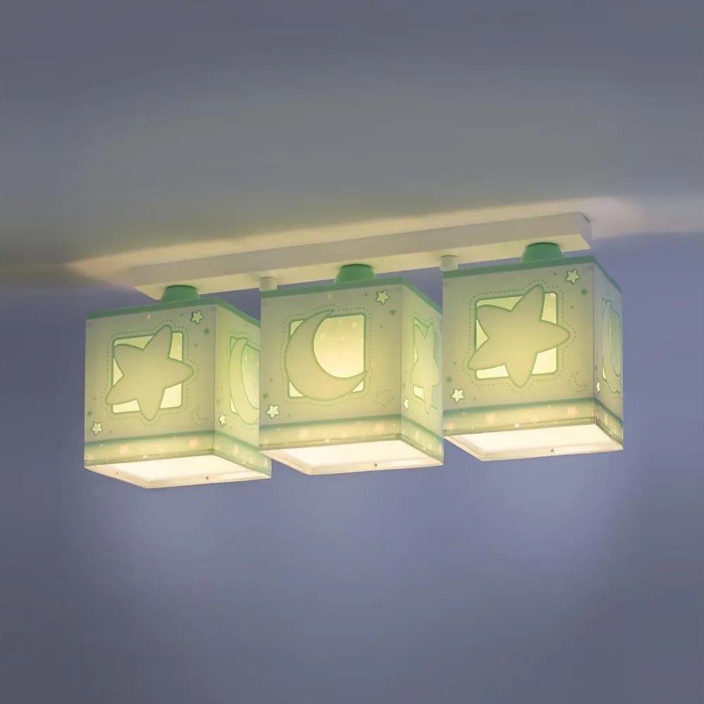| Dalber D-63233NH - Dětské stropní svítidlo MOONLIGHT 3xE27/60W/230V | 63233NH