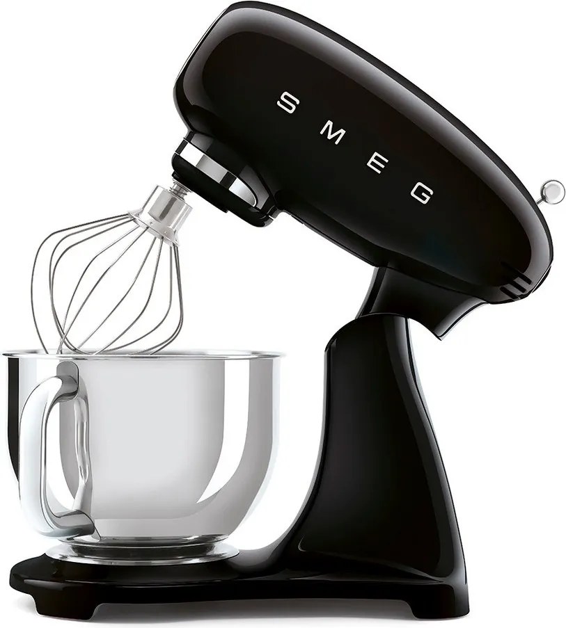 Černý kuchyňský robot 50's Retro Style – SMEG