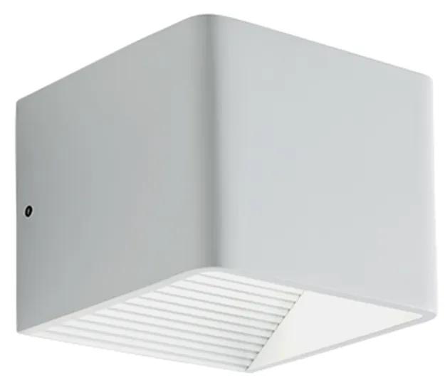 Redo 01-1341 nástěnné LED svítidlo Duel matně bílé, 6,5W, 3000K, 10cm